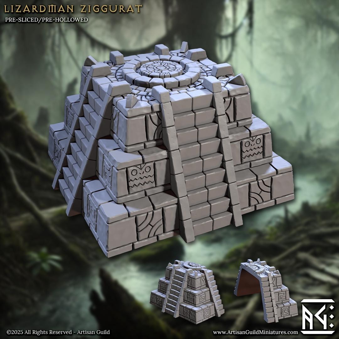 Lizardman Ziggurat Temple - Scenery - Artisan Guild - Dungeons and ...