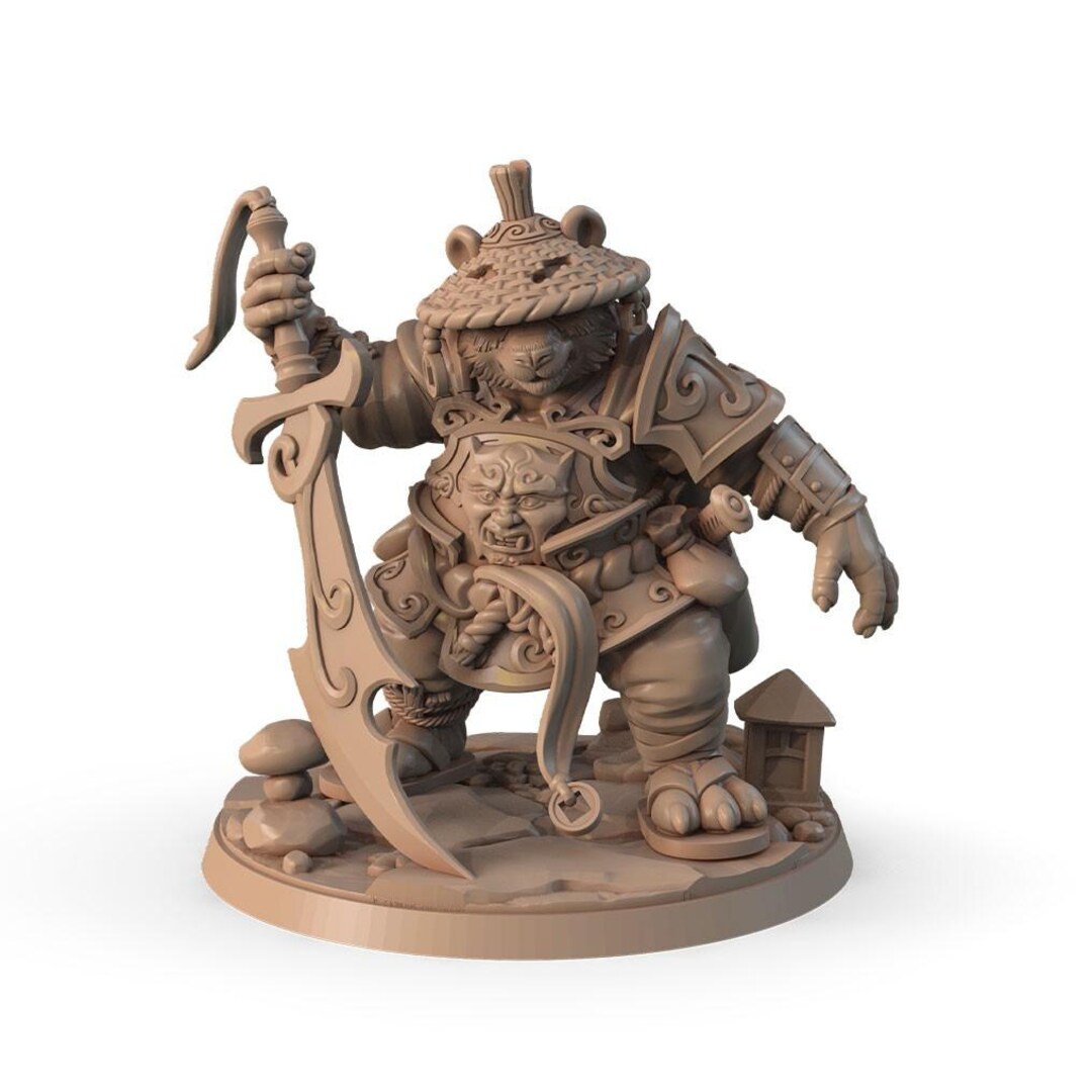 Pandaren Monk - Greatsword Warrior - Signum Games - Fantasy Dungeons ...