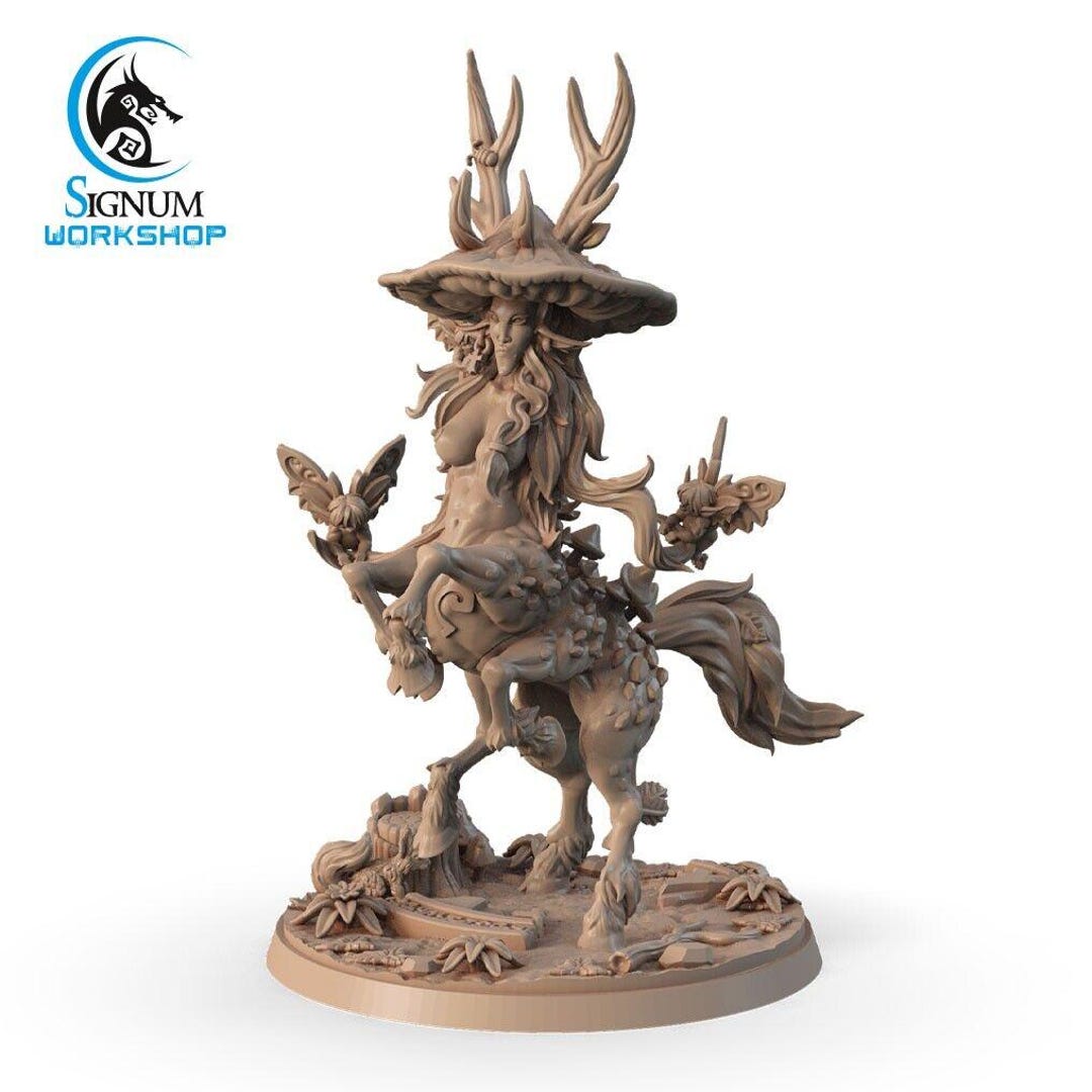 Myconid Mycotaur Centaur Female Signum Games Fantasy Dungeons and ...