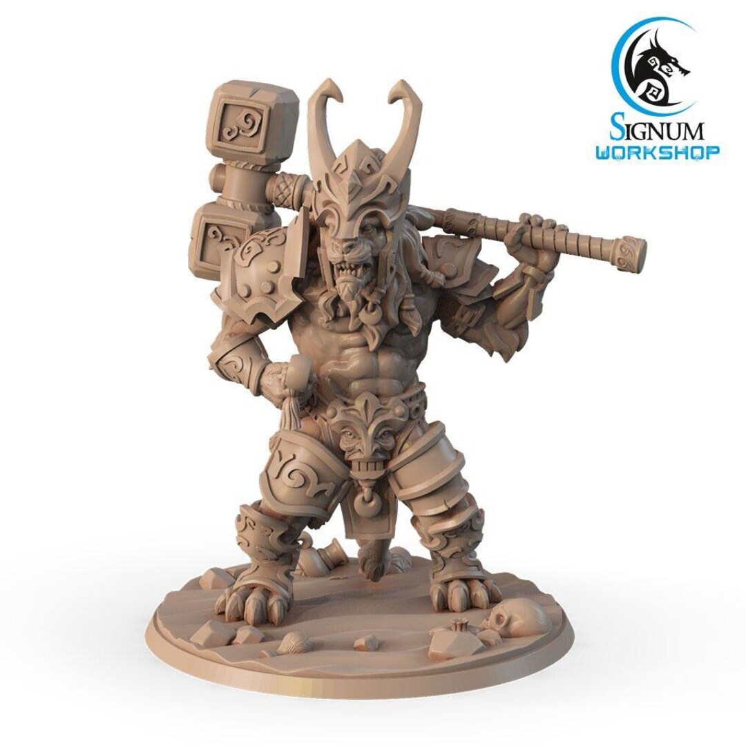Sefu - Leonin Warrior Barbarian - Signum Games - Fantasy Dungeons and ...