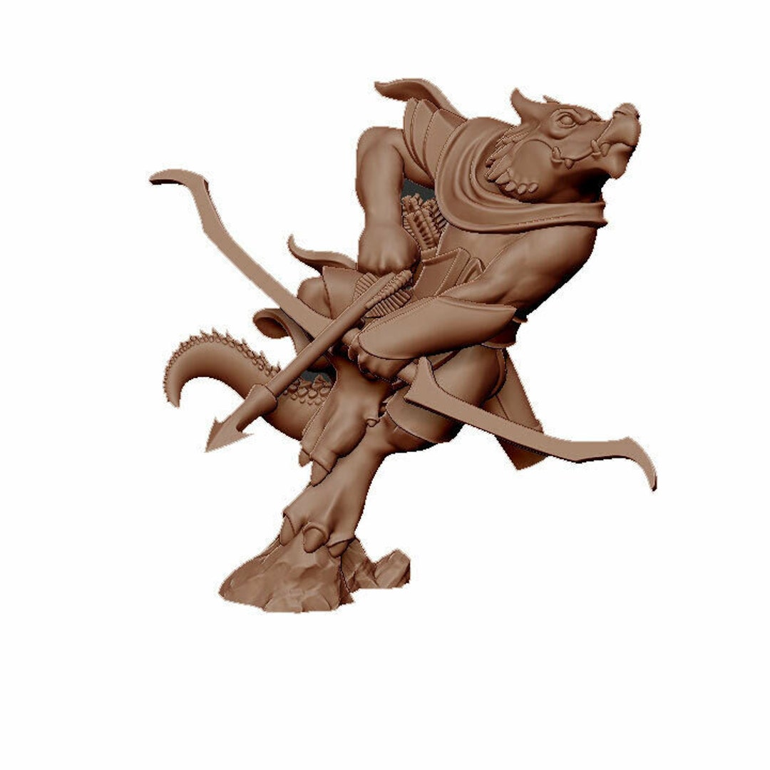 Kobold Ranger Archer - Dungeons and Dragons - Fantasy Miniature ...