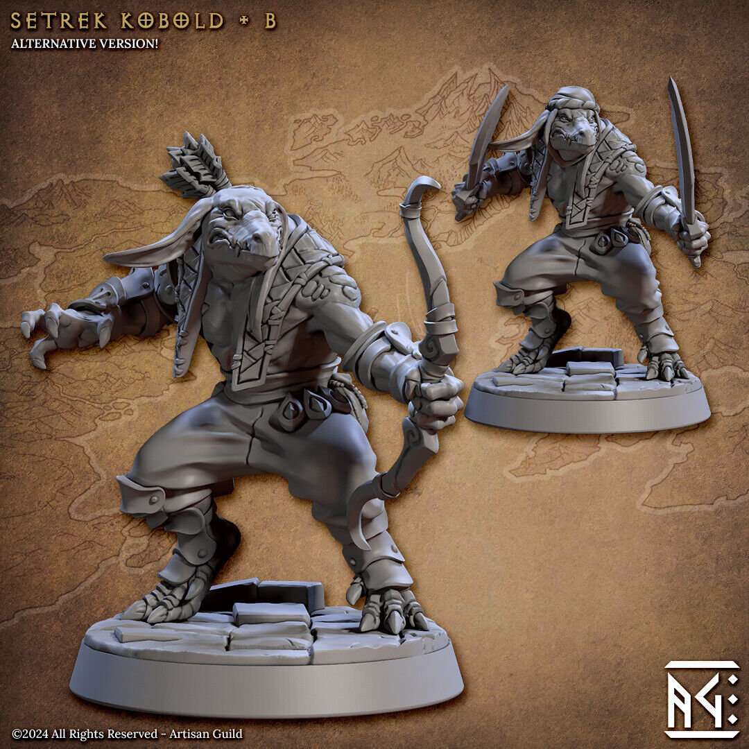 Kobold B - Fighter - Monster - Artisan Guild - Dungeons and Dragons - Etsy