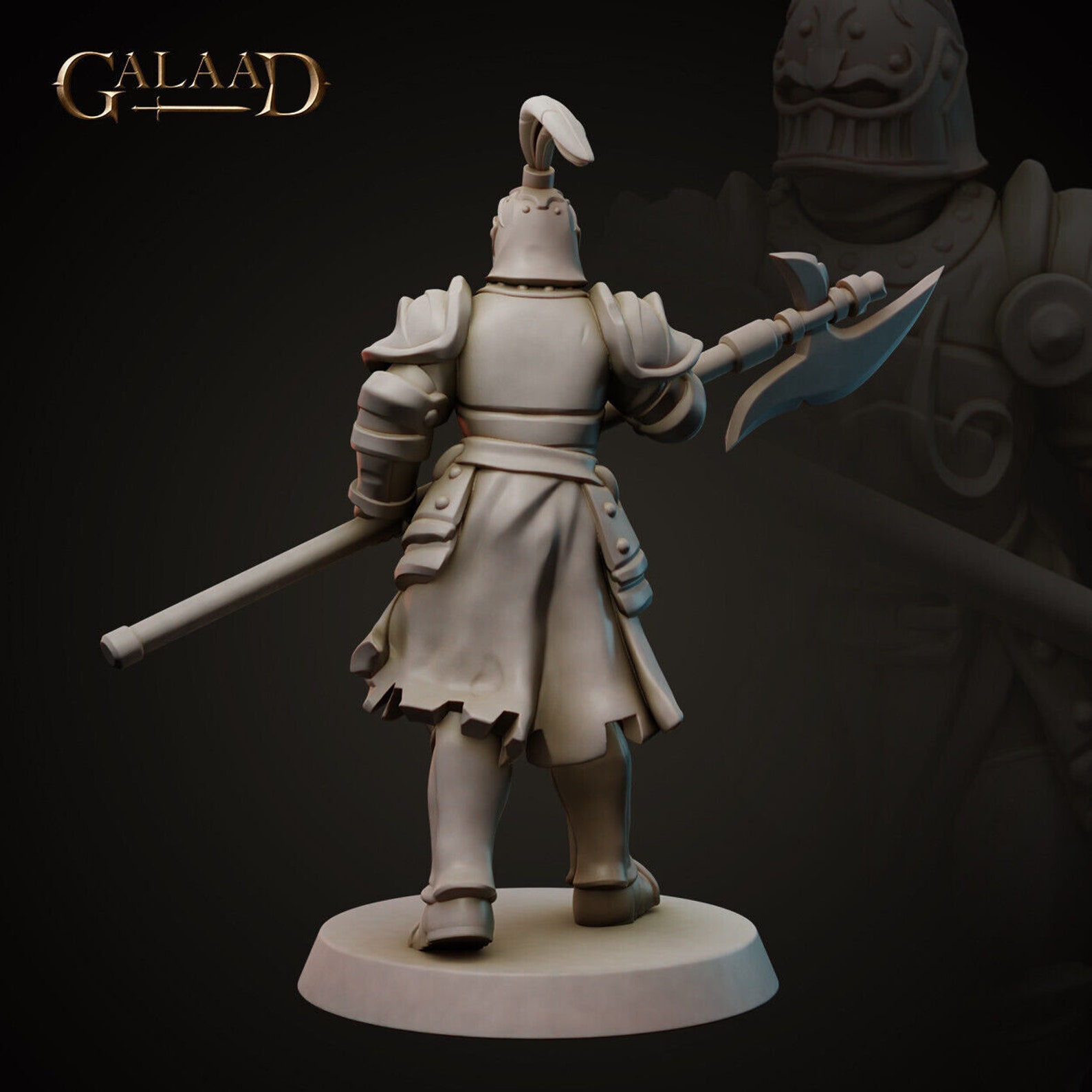 Spear Knight C - Paladin - Galaad Miniatures - Dungeons and Dragons - Etsy