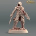 Assassin Katar Hooded Galaad Miniatures Fantasy Dungeons and Dragons ...