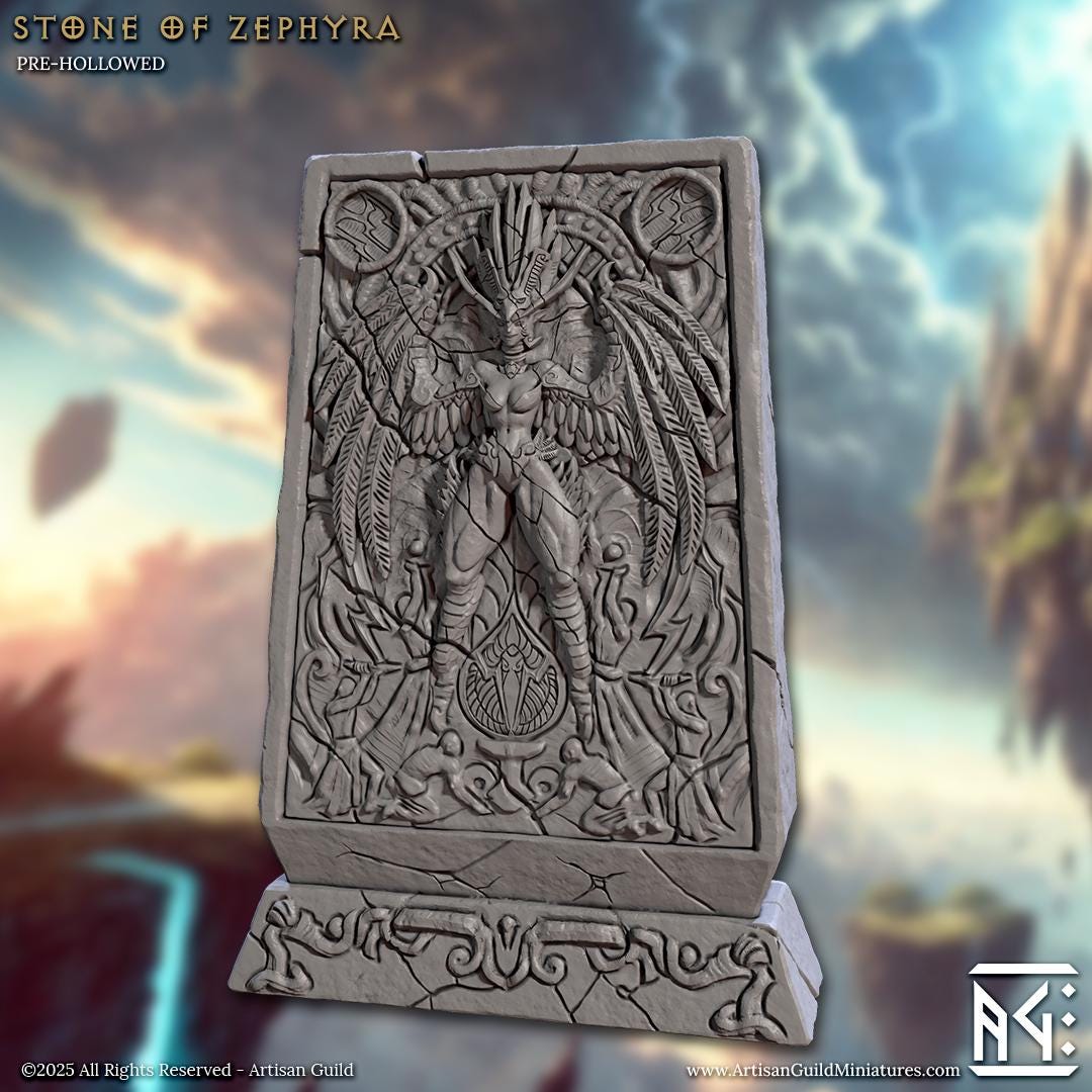Stone of Zephyra - Ancient Carbonite Tablet Artisan Guild - Dungeons ...