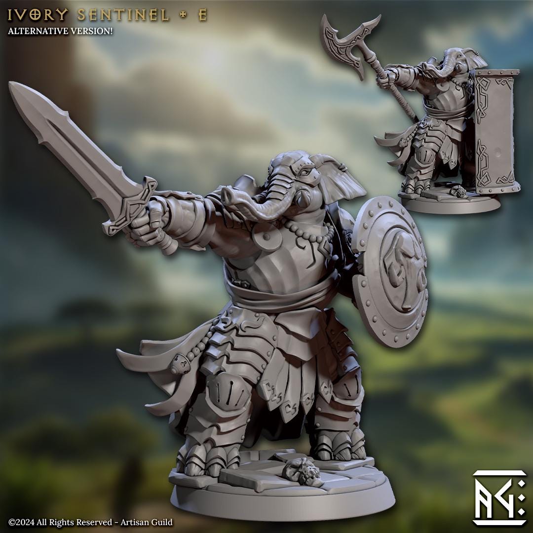 Loxodon E - Paladin / Fighter - Artisan Guild - Dungeons and Dragon ...