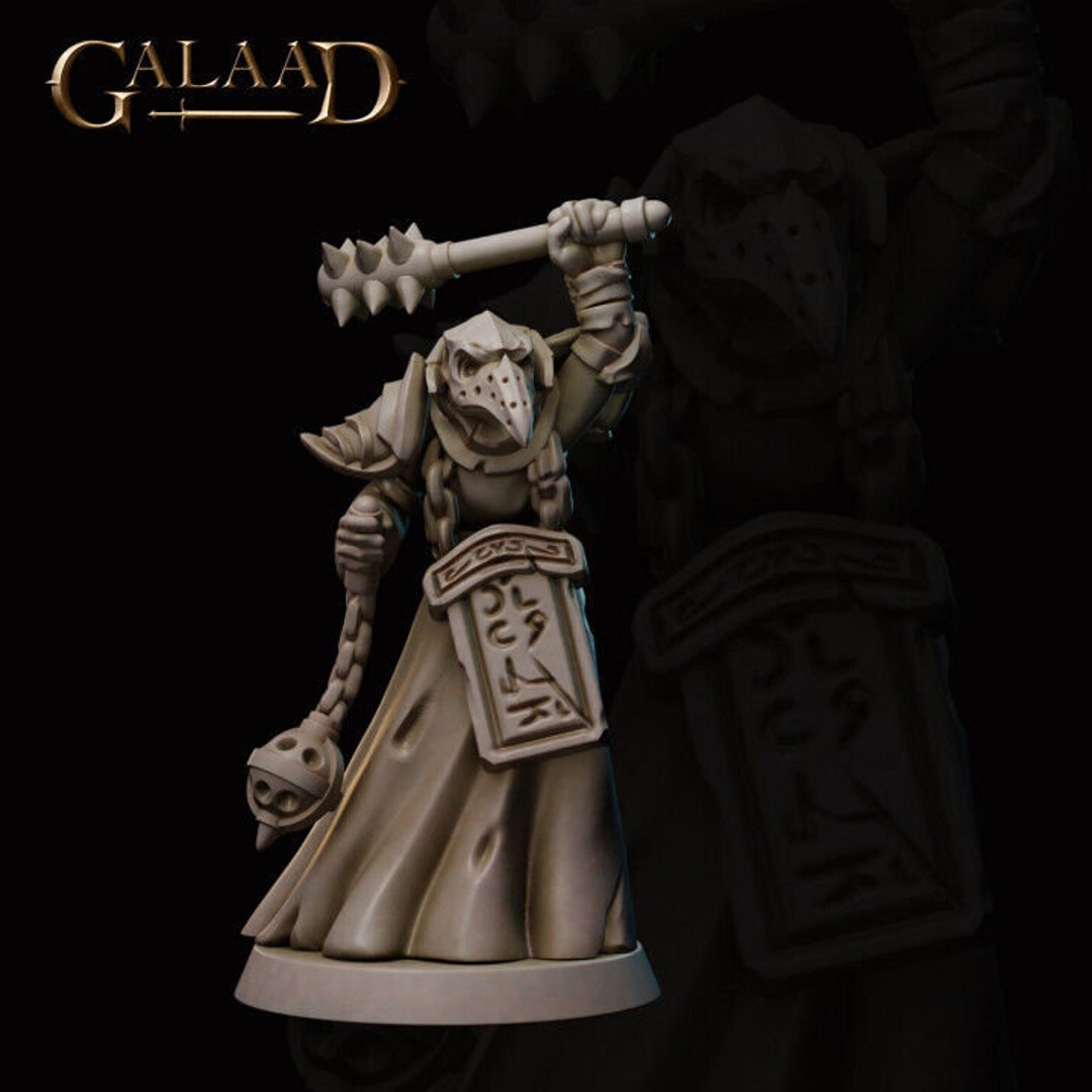 Cultist Preacher - Fighter - Galaad Miniatures - Fantasy Dungeons and ...