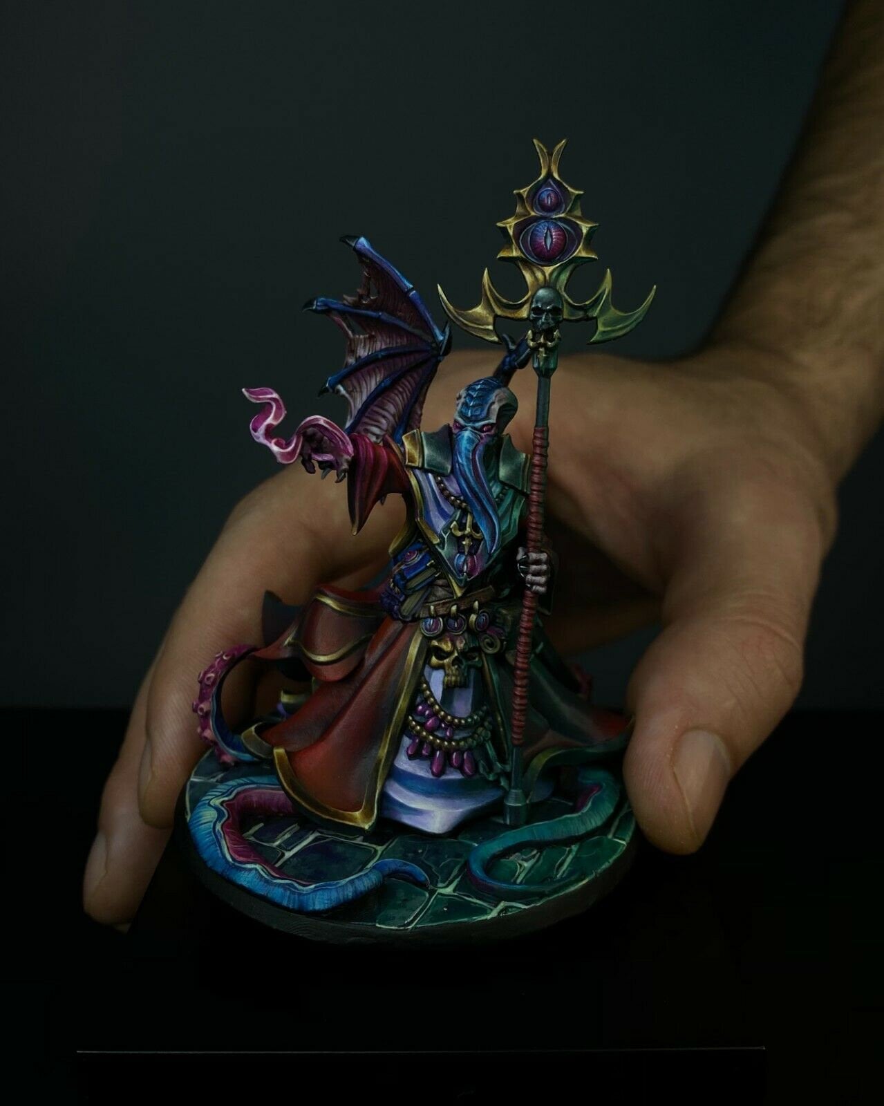 Kerioth EPIC Illithid Monster Bite the Bullet Unit 32mm | Etsy