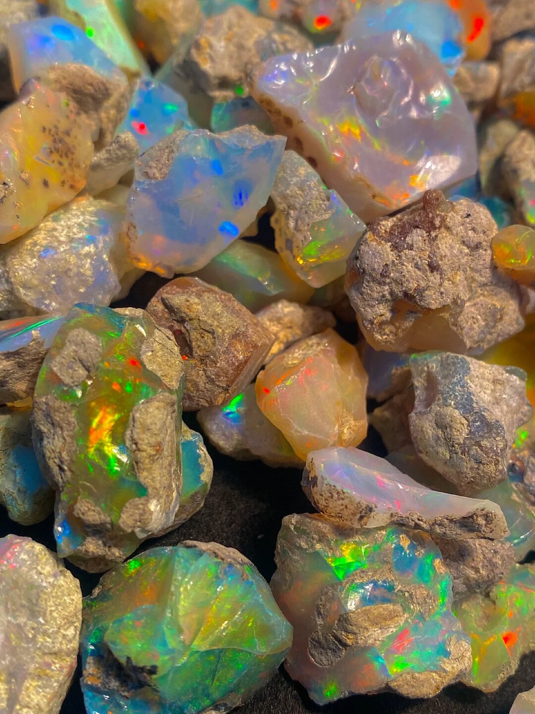 OPAL Raw Crystals AA Grade, Large Bulk Raw Opal, Rough Opal Lot,235 ...