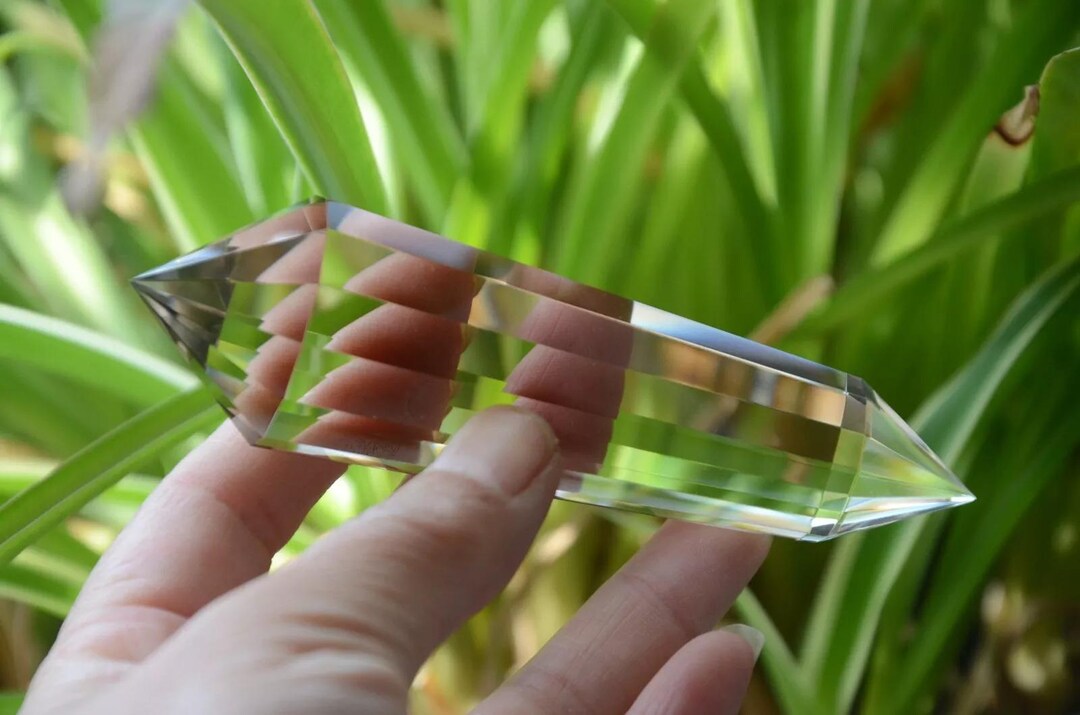 Real Tibet Himalayan Tibetan High Altitude Clear 13 Sided Crystal ...