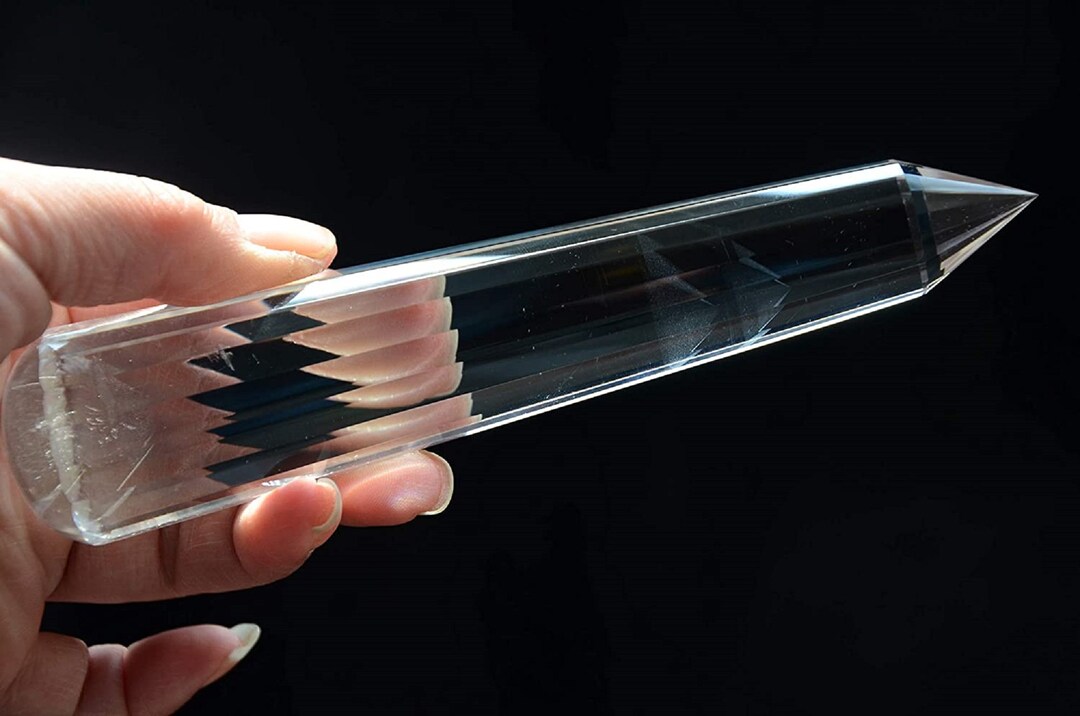 Tibetan Himalayan Phantom Crystal Point: 18 Sided Quartz Vogel Wand - Etsy