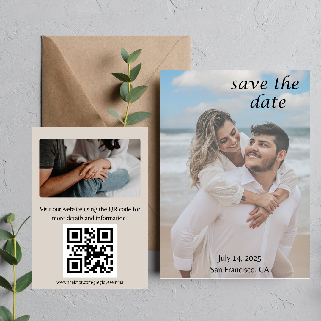 Save the Date Template, Printable Save the Date Card, Save the Day ...