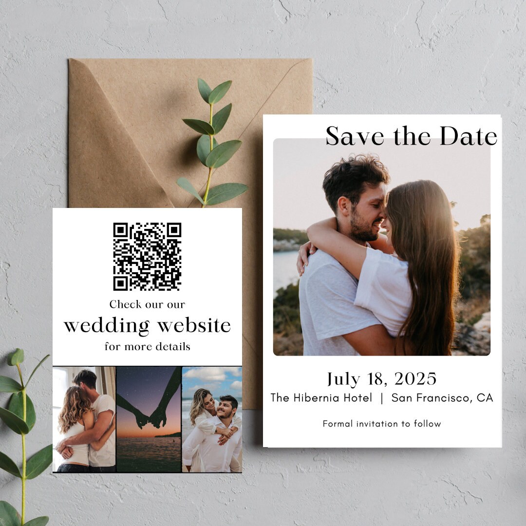 Save the Date Template, Printable Save the Date Card, Save the Day ...