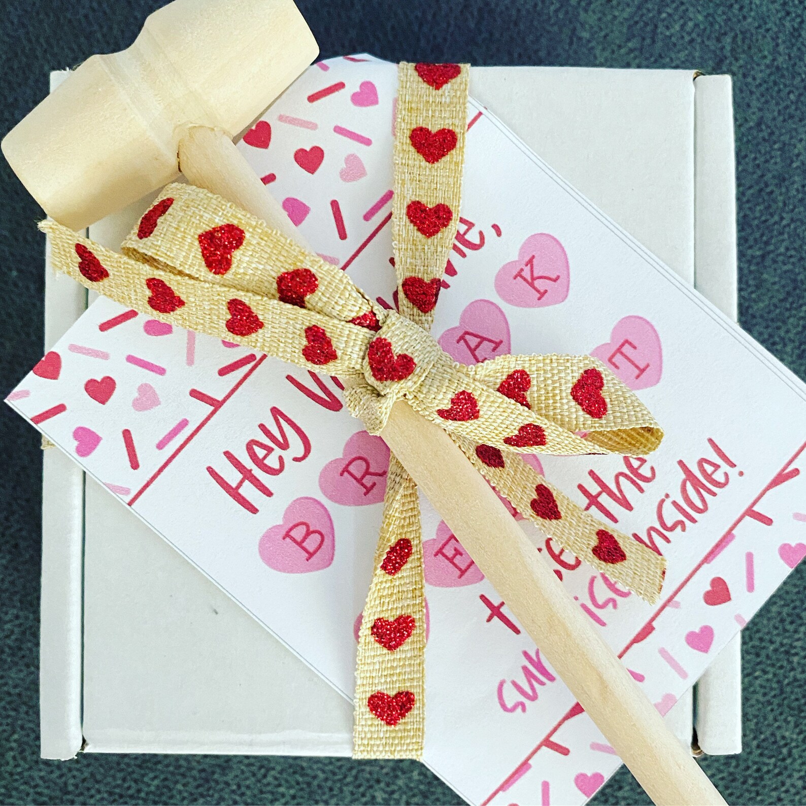 Candy Filled Breakable Chocolate Smash Heart ... Valentines - Etsy