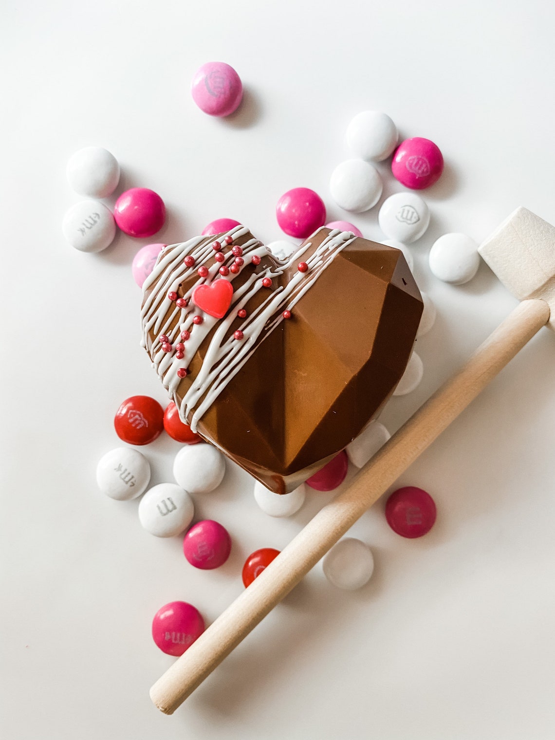 Candy Filled Breakable Chocolate Smash Heart ... Valentines - Etsy