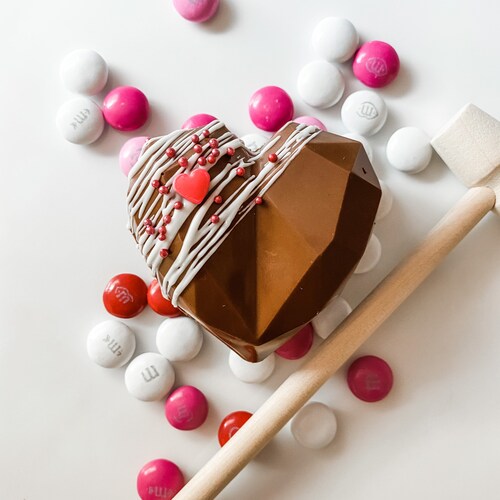 Candy Filled Breakable Chocolate Smash Heart ... Valentines - Etsy