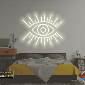 Evil Eye Neon Signs,party Decor Light Signs,event Lights,birthday Gifts ...