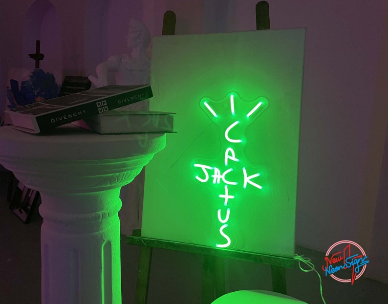 CACTUS JACK Neon Signsparty Decor Light Signsevent | Etsy