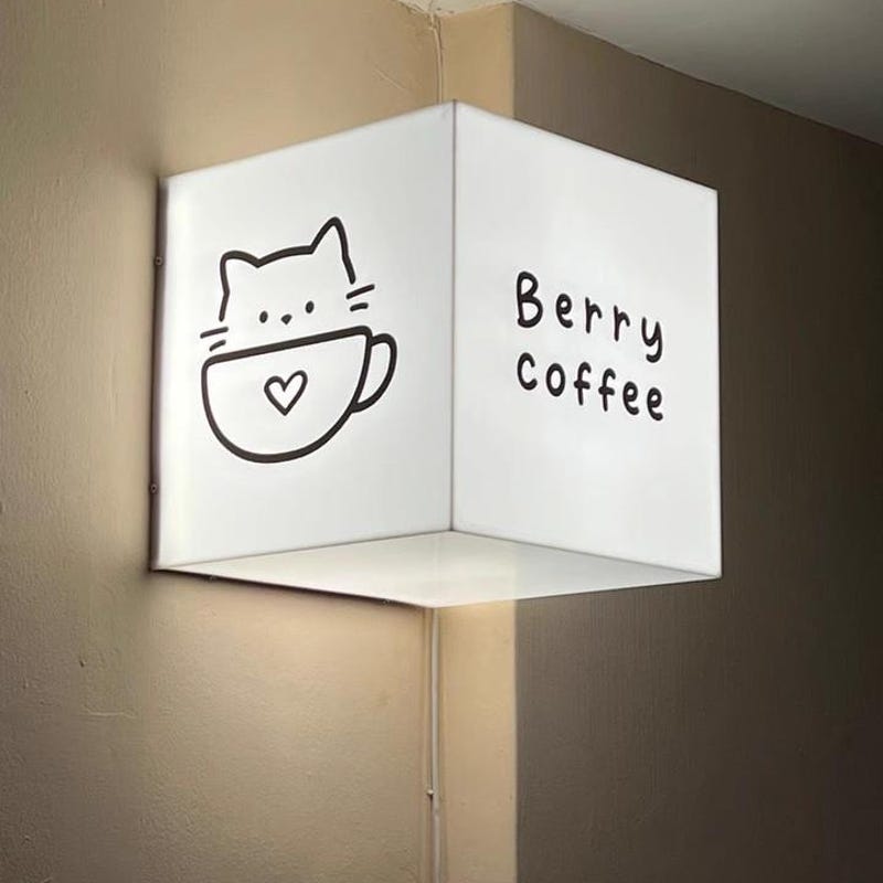 Light up Coffee Sign - Etsy