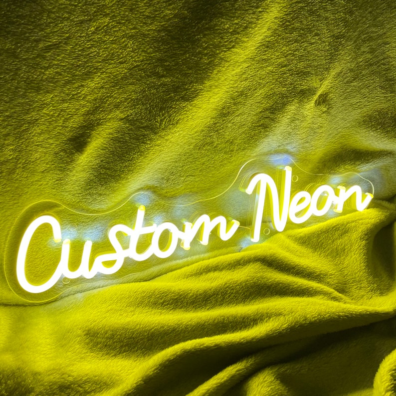 Custom Your Own Neon Signwedding Neon Sign Handmade Custom - Etsy