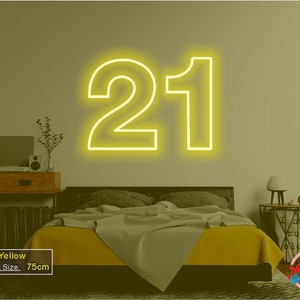 21 Neon Signs,party Decor Light Signs,event Lights,birthday Gifts ...