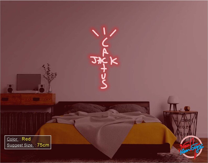 CACTUS JACK Neon Signsparty Decor Light Signsevent - Etsy