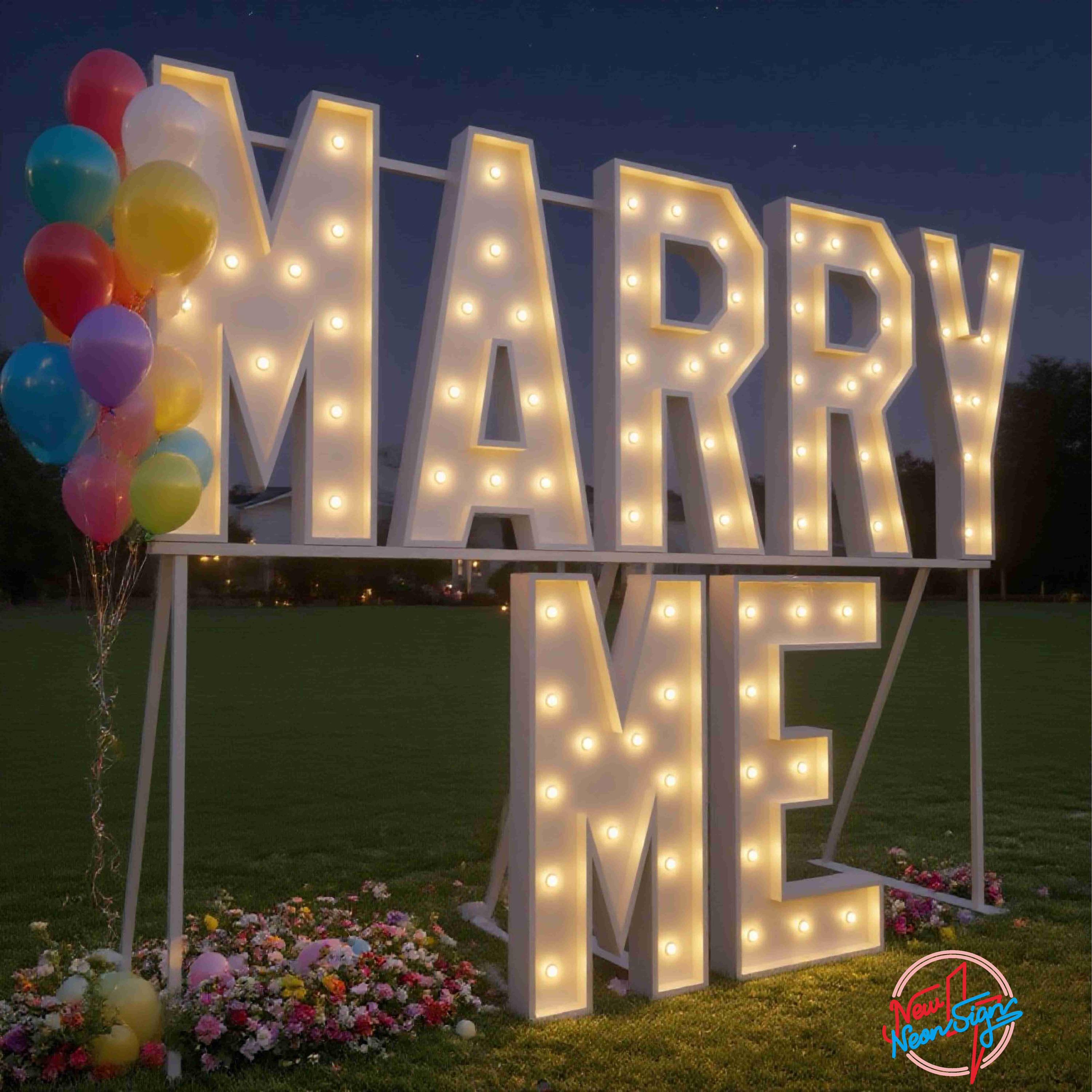 Custom 3D Light up Marquee Letters - Personalized Couple Initials for ...