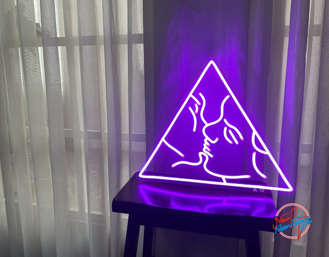 Artistic Couple Kiss Neon Signs,party Decor Light Signs,event Lights ...