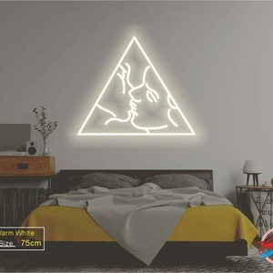 Artistic Couple Kiss Neon Signs,party Decor Light Signs,event Lights ...