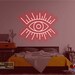Evil Eye Neon Signsparty Decor Light Signsevent - Etsy