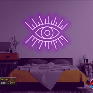 Evil Eye Neon Signs,party Decor Light Signs,event Lights,birthday Gifts ...