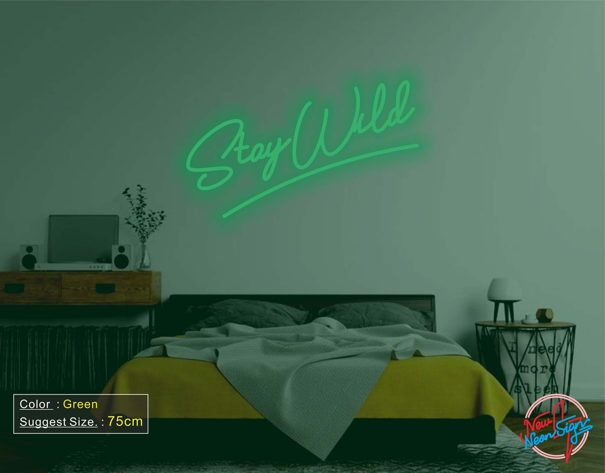 Stay Wild Neon Signsparty Decor Light Signsevent | Etsy