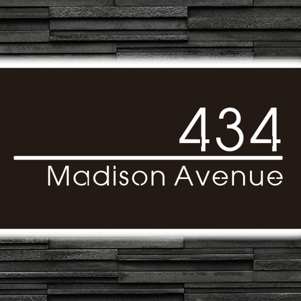 Led House Number Sign - Etsy