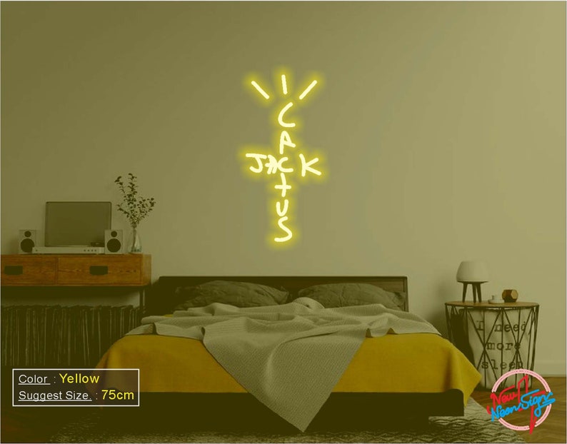 CACTUS JACK Neon Signsparty Decor Light Signsevent - Etsy