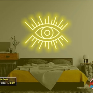 Evil Eye Neon Signs,party Decor Light Signs,event Lights,birthday Gifts ...
