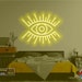 Evil Eye Neon Signsparty Decor Light Signsevent - Etsy