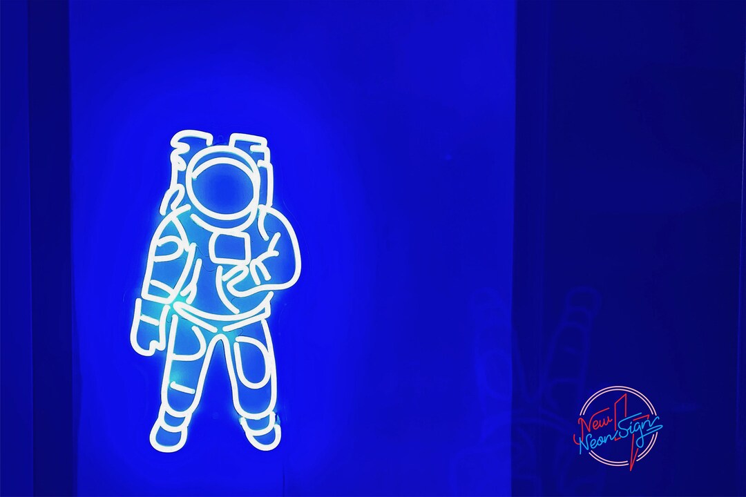 ASTRONAUT Neon Sign • Space Themed Decor • Custom LED Wall Art • Kids ...