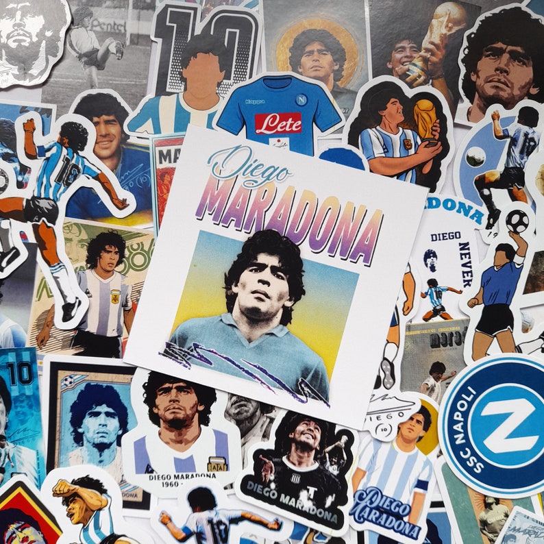 50pcs Hand of God Diego Maradona World Cup Winner Argentinian Goat ...