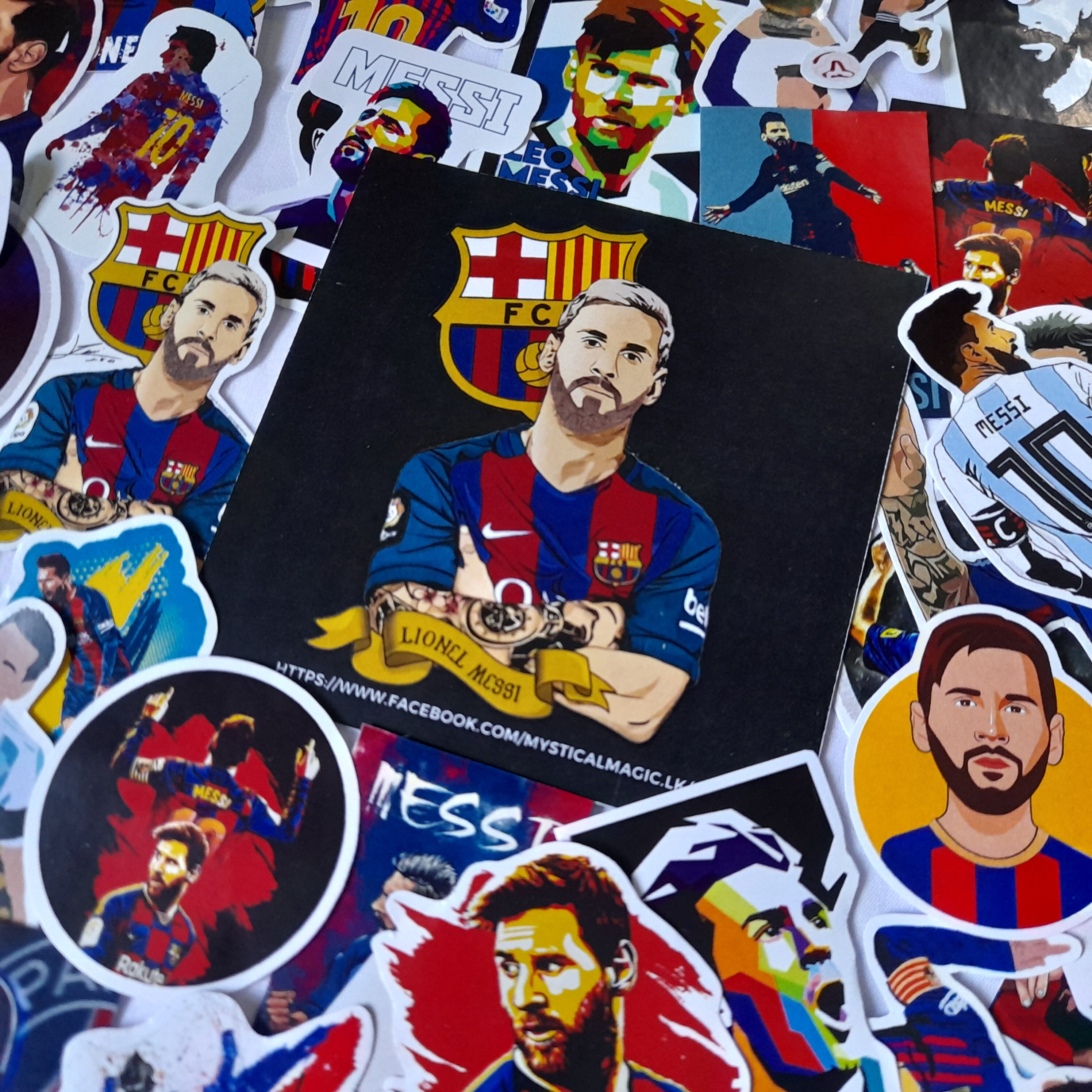 50pcs Football Goat Lionel Messi Football Sticker Pack, Skateboard ...