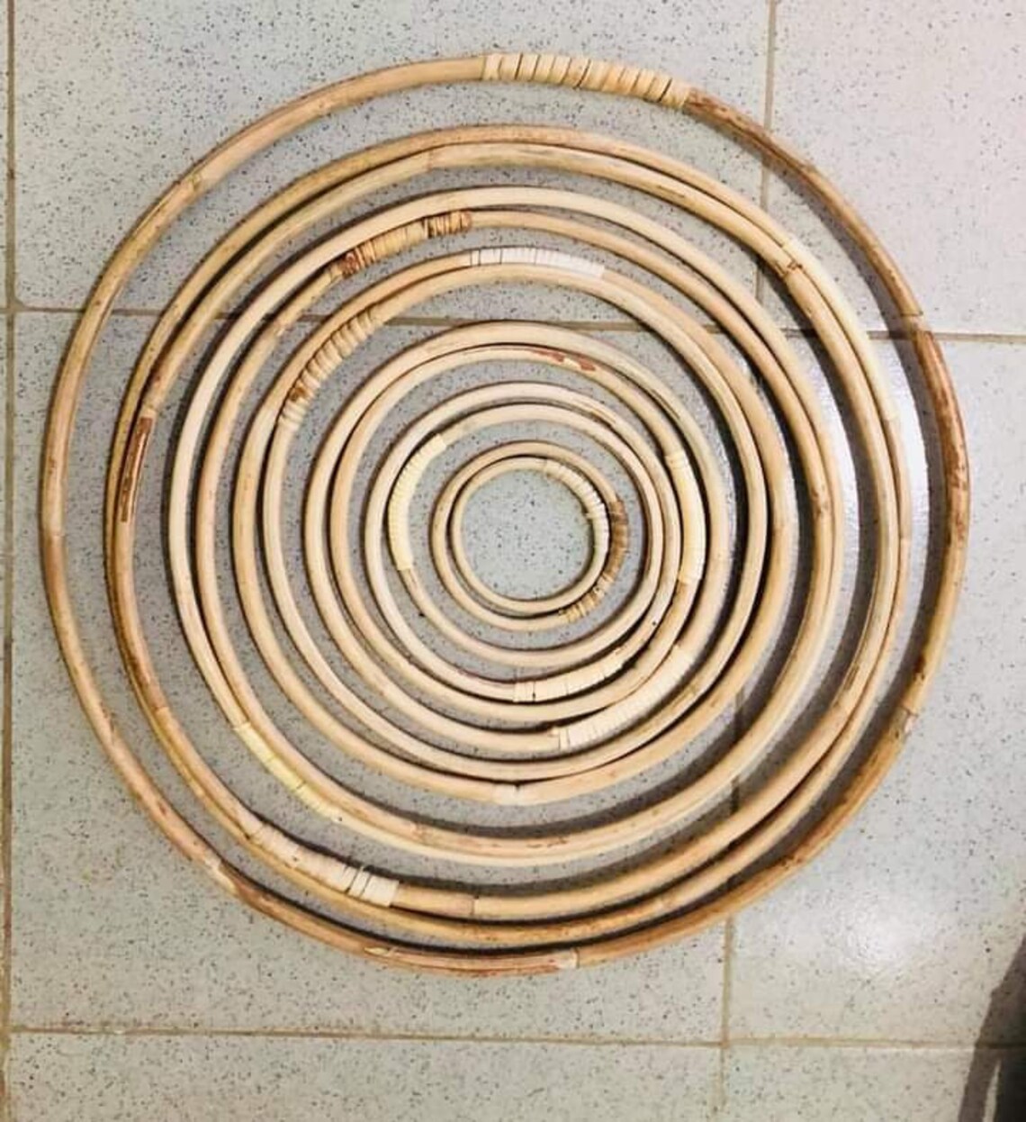 3pcs Rattan Hoops Dreamcatcher Circle Natural Rattan Dreamcatcher Craft ...