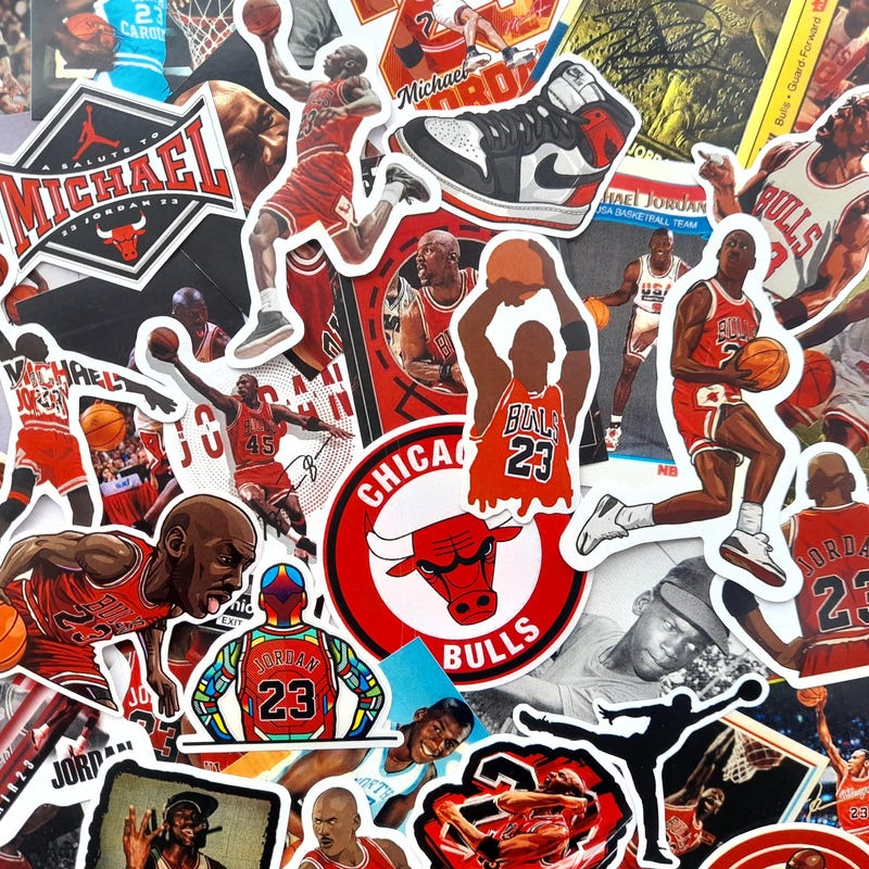 Michael Jordan Stickers - Etsy