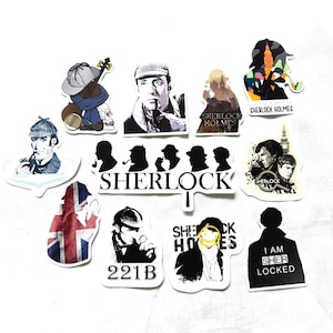 50PCS Sherlock Holmes Sticker Pack, London, 221B Bakers Street ...