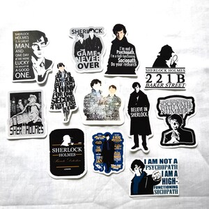 50PCS Sherlock Holmes Sticker Pack, London, 221B Bakers Street ...