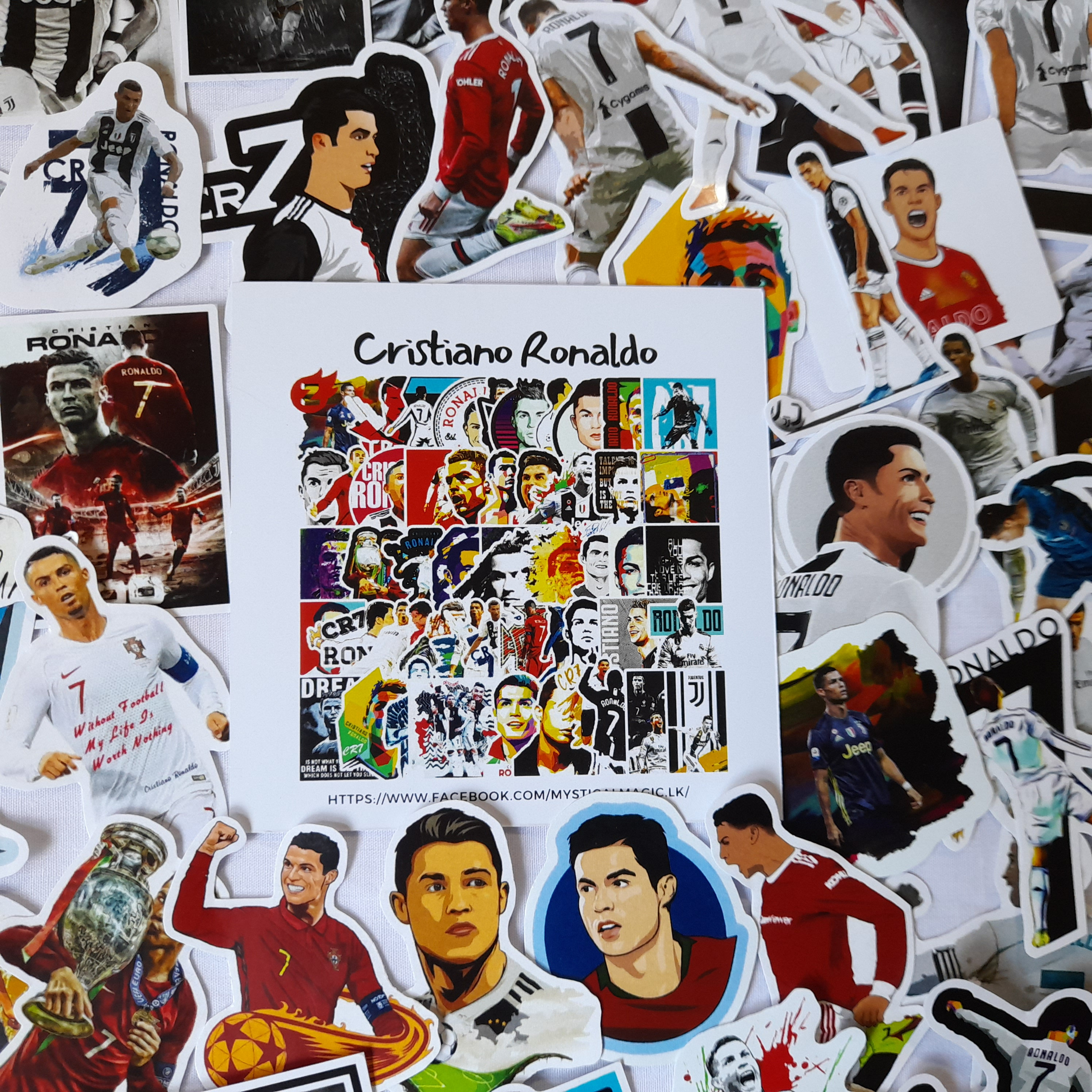 50pcs Cristiano Ronaldo CR7 Football Sticker Pack Premier - Etsy