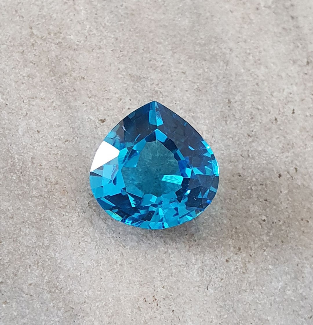 10.01 Ct Flawless Paraiba Spinel Pear Shape Blue Paraiba Spinel AAA ...