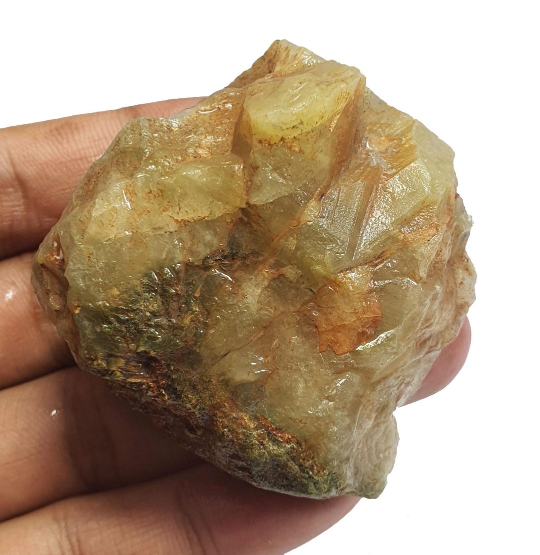543 Ct Natural Chrysoberyl Cats Eye Rough Raw Crystal AAA Quality Loose ...