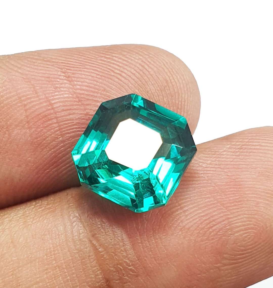 9.59ct Flawless Paraiba Spinel Octagon Cut Bluish Green Paraiba Spinel ...