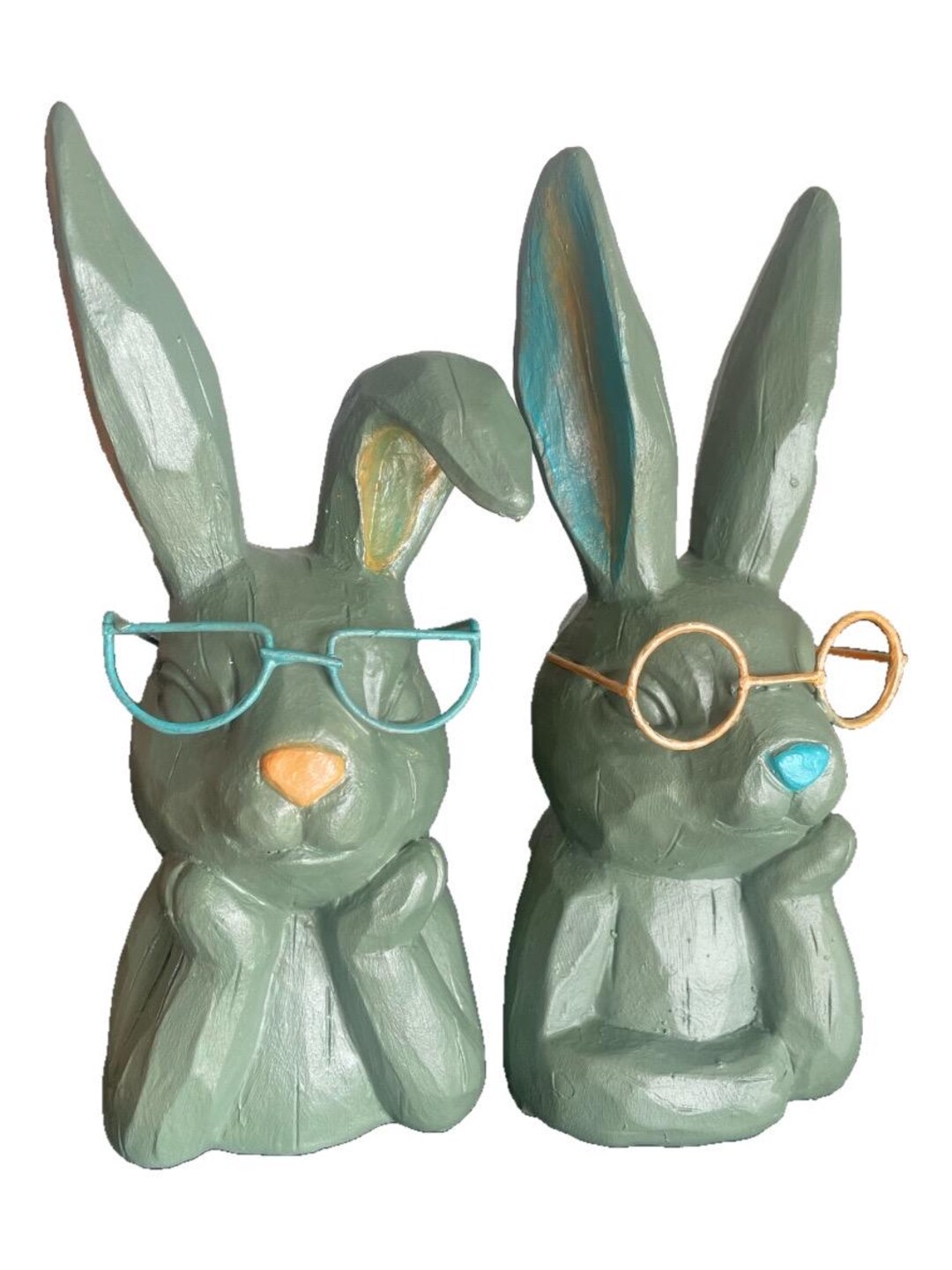 Rabbits Set of Earthy, Studious, Vibing, Whimsical, Fun, Easter, Garden ...