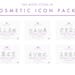 Uneven Skin Line Icon SVG, Blemished Skin Types Cosmetics Packaging ...