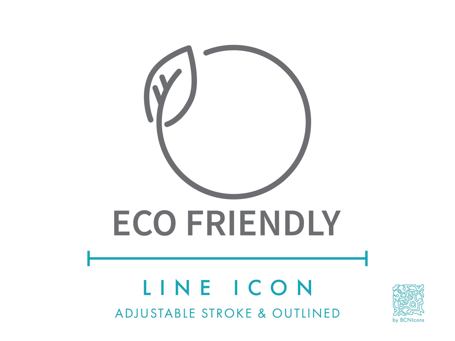 Eco Friendly Line Icon SVG Minimalist Ecological Packaging - Etsy